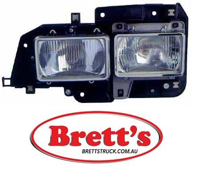 15400.030 LH HEADLAMP ASSY ISUZU NPR NKR NQR 1994-20032 TWIN SQUARE IS ...