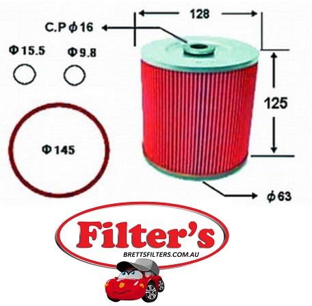 OE572J OIL FILTER ISUZU JCS420 6BG1 ENGINE - 1981-1984 ISUZU SBR450 6B ...