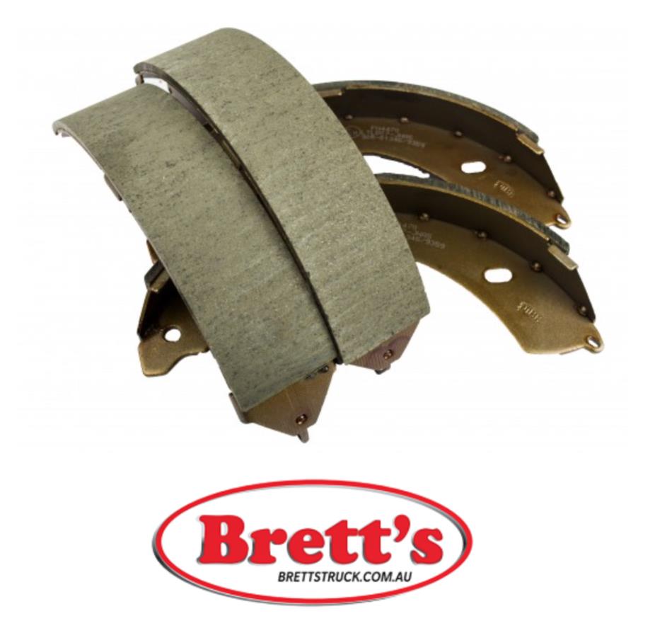 FN4470 BRAKE SHOE SET OF 2 OR 4 SHOES NiBK JNBK REAR FOR ISUZU D-Max R ...