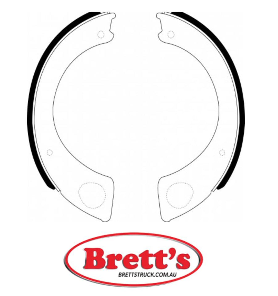FN8806 HAND BRAKE H/BRAKE BRAKE SHOE SET OF 2 SHOES HINO 46530-1080 HI ...