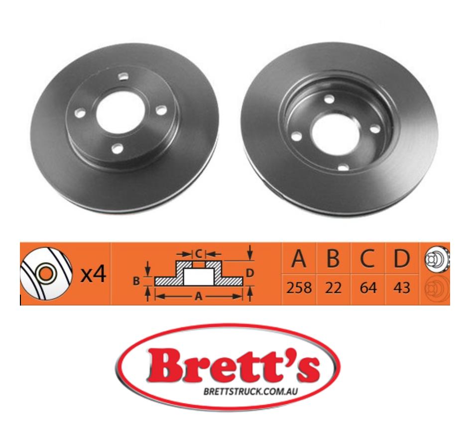RN1109V DISC ROTOR NiBK JNBK NIBK FRONT FOR FORD KA Front Axle Rotor J ...