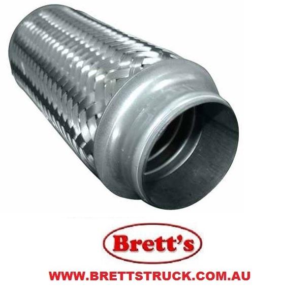 SSFB3010B STAINLESS STEEL FLEX BELLOW 3" X 8" 76MM X 200MM EXHAUST SSF ...