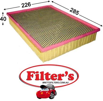 A34081 FA1908 AIR FILTER FORD FAIRLANE FORD FAIRMONT FORD FALCON UTE F ...