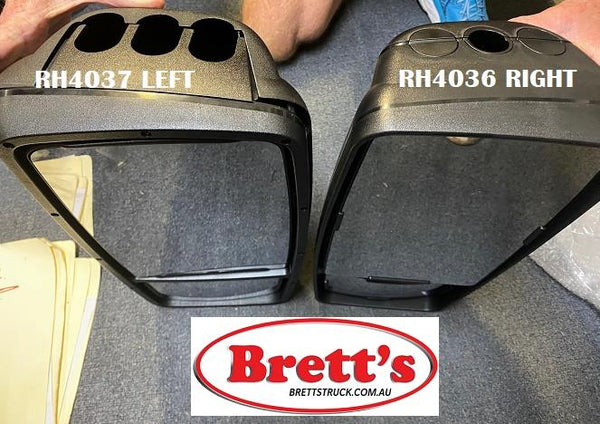 RH4037 LH LEFT HAND MIRROR HEAD ISUZU ELECTRIC HEATED 19" X 8" AUSSIE ...