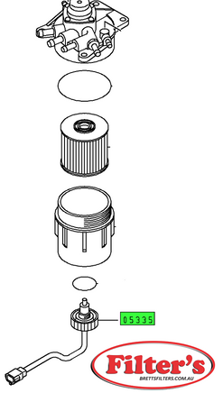 ME220642 SENSOR FUEL FILTER FE73 2005- 4M42 BE83D BE64D FE84D FE85D 4M ...