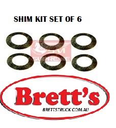 11330.201 SHIM KIT OF 6 SUIT KING PIN KIT ISUZU NPR NKR NQR 1999- NKR6 ...