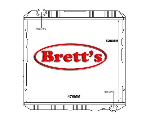 14001.500 RADIATOR MAZDA FORD TRADER O409 8/1995-2000 TF 4.0L 4L O509 ...